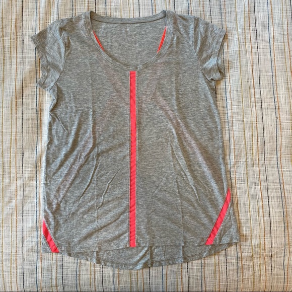 ALO Yoga | Tops | Alo Yoga Neon Mesh Stripe Top | Poshmark